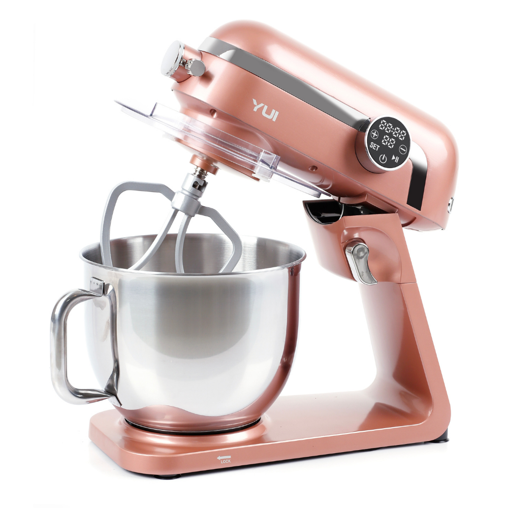 Yui M123 Easy Chef Premium 1800W Dokunmatik Ekran Alüminyum Stand Mikser 7Lt.+Kıyma Başlık Seti ...